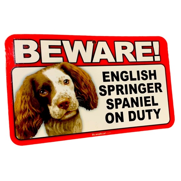 Wall Decor | Newenglish Springer Spaniel Dog Sign | Poshmark